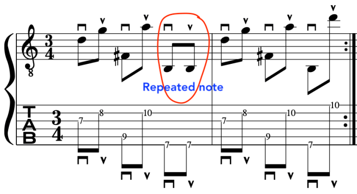 Fripp Intervallic Guitar Alternate Picking Exercise: Right Hand ...